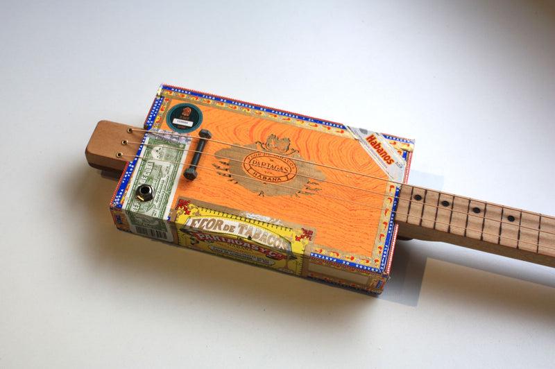 Partagas fretless, shortscale - 3 String Cigar Box Guitar by ...