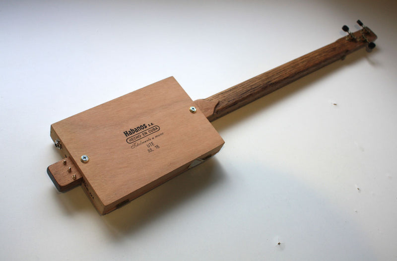 Partagas - Fretless - 3 String Cigar Box Guitar by Chickenbone John ...
