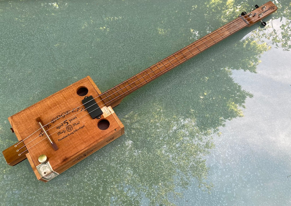 Chickenbone John Humbucker 3 string cigar box guitar kit ...
